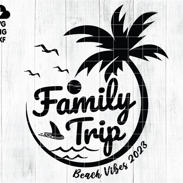 Family Beach Vacation Svg - Etsy