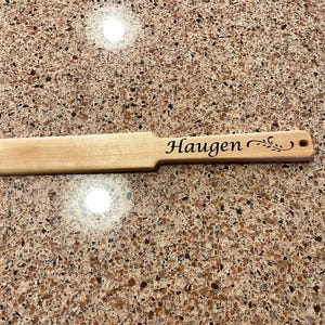 Hand Made Personalized Lefse Stick - Etsy