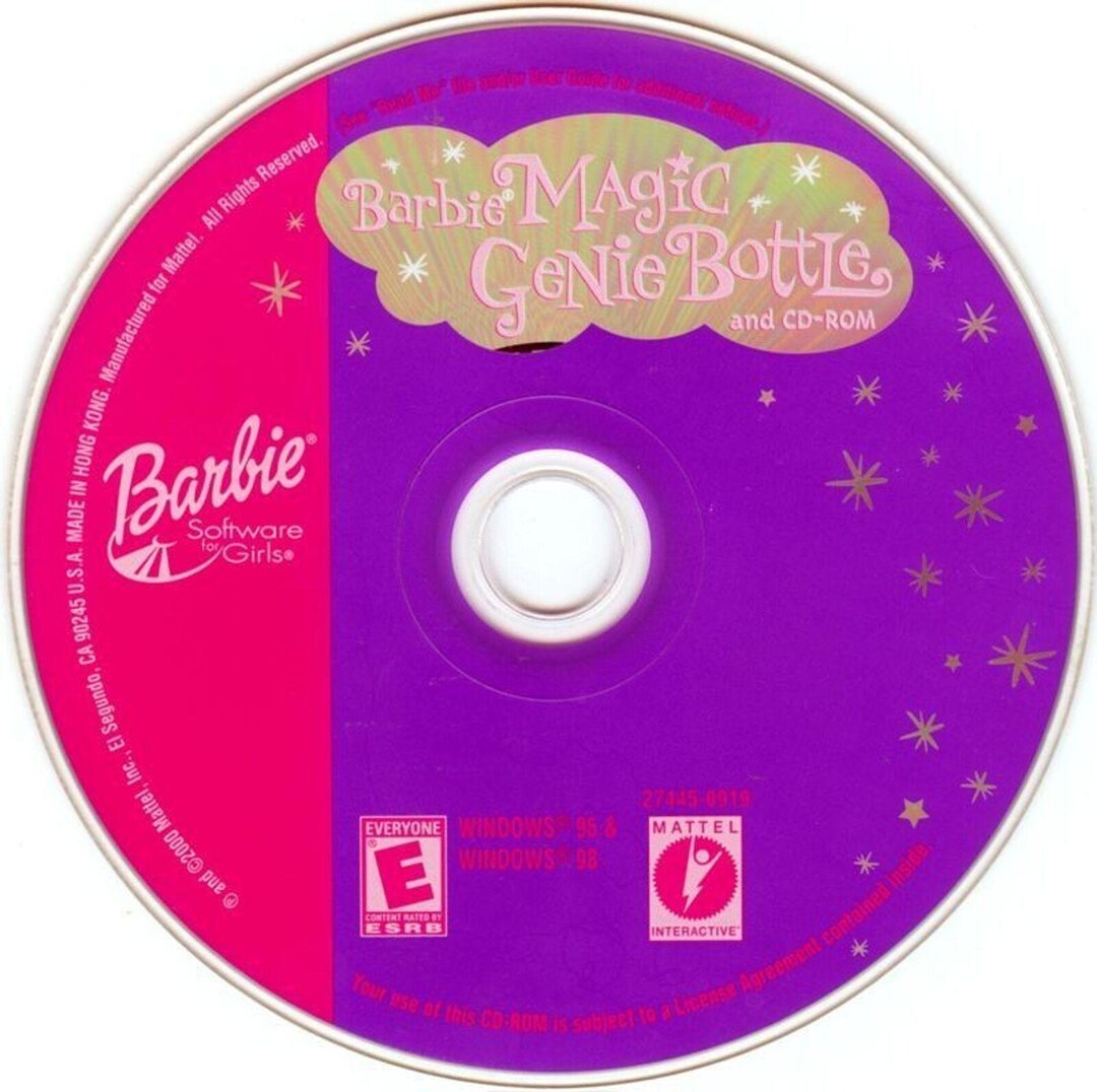 Barbie Magic Genie Bottle Microsoft Windows PC CD - Etsy