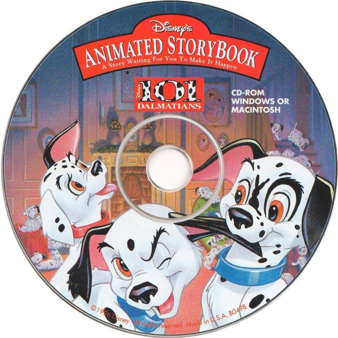 Disney's Animated Storybook 101 Dalmatians Microsoft Windows PC CD - Etsy