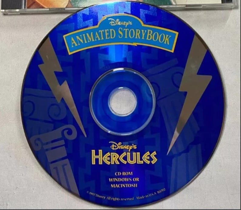 Hercules Animated Storybook Microsoft Windows PC CD - Etsy