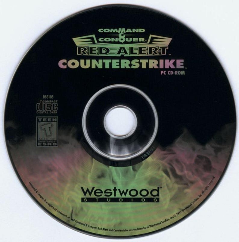 Command & Conquer Red Alert Counterstrike Microsoft Windows PC CD - Etsy