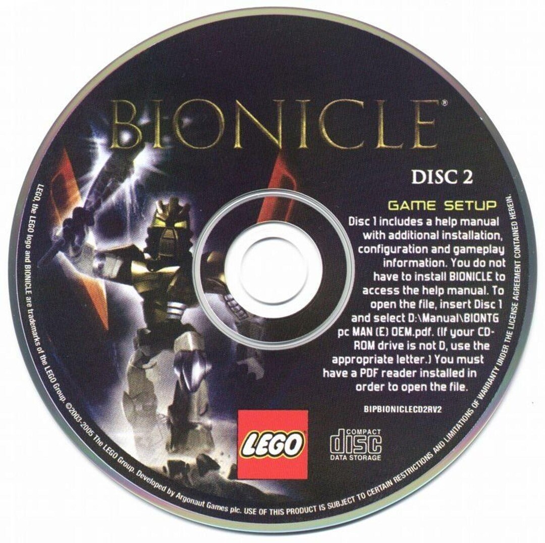 BIONICLE Microsoft Windows PC CD - Etsy