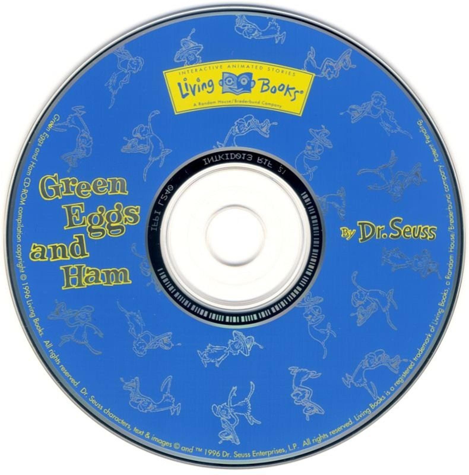Living Books Green Eggs and Ham by Dr. Seuss Microsoft Windows PC CD - Etsy