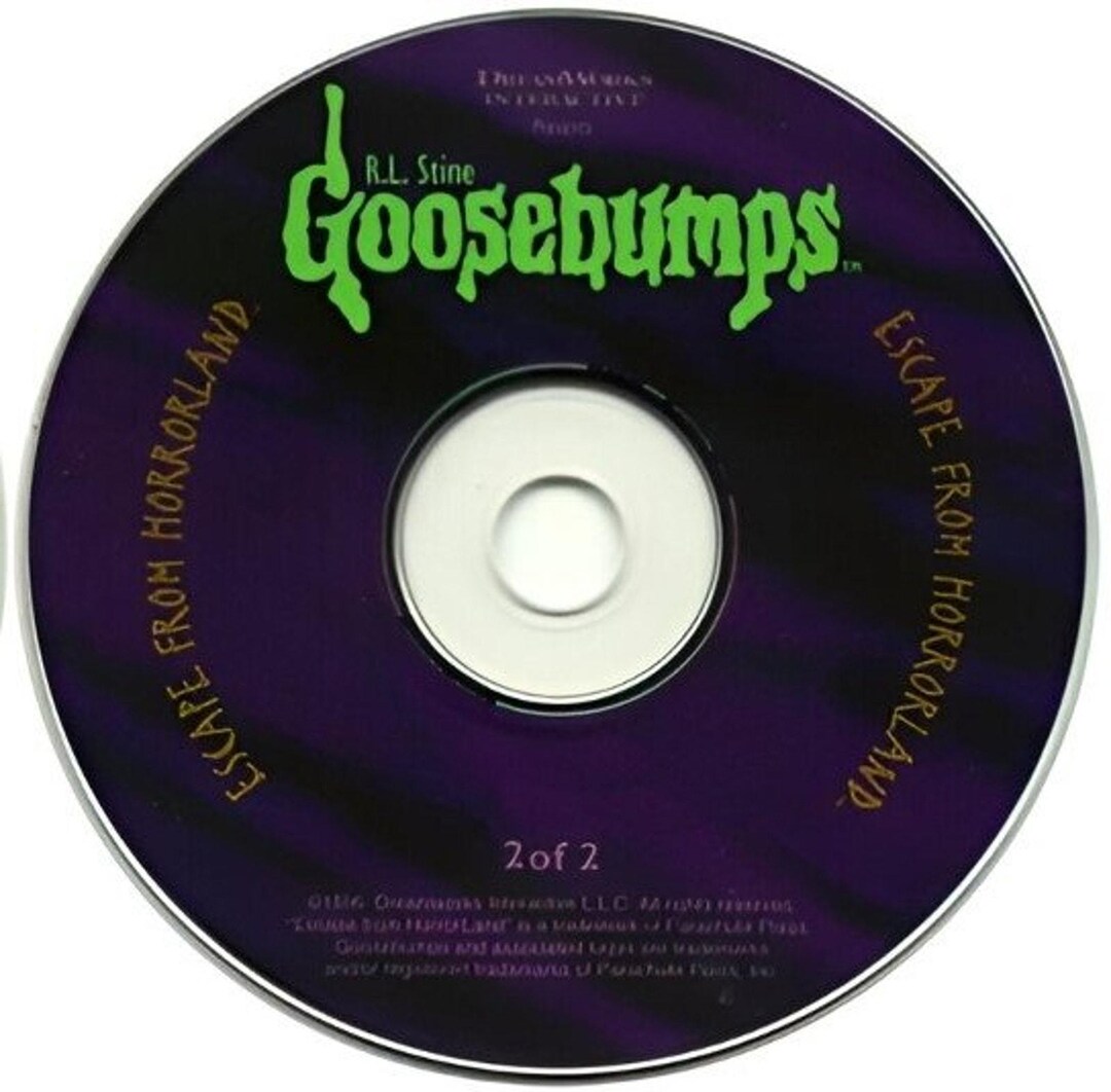 Goosebumps Escape From Horrorland Disk 2 Microsoft Windows PC CD - Etsy
