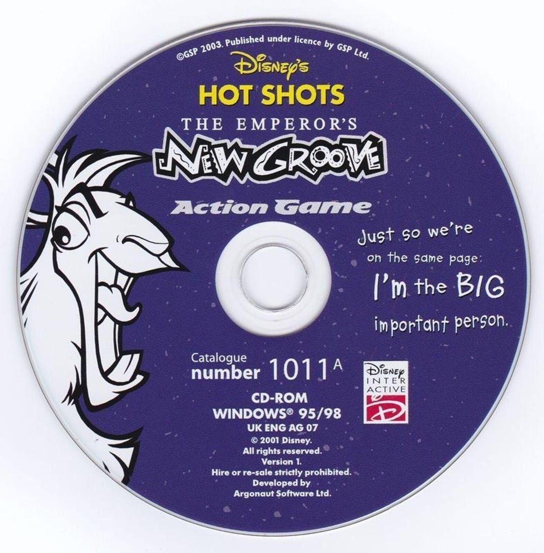 Disneys the Emperors New Groove Microsoft Windows PC CD - Etsy