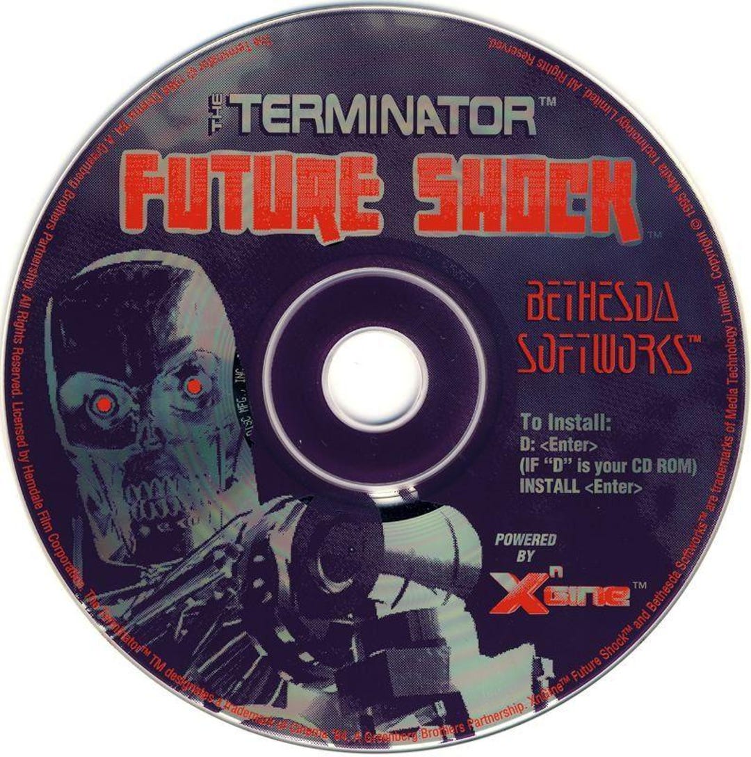The Terminator: Future Shock 1995 Microsoft Windows Pc CD MS-DOS - Etsy