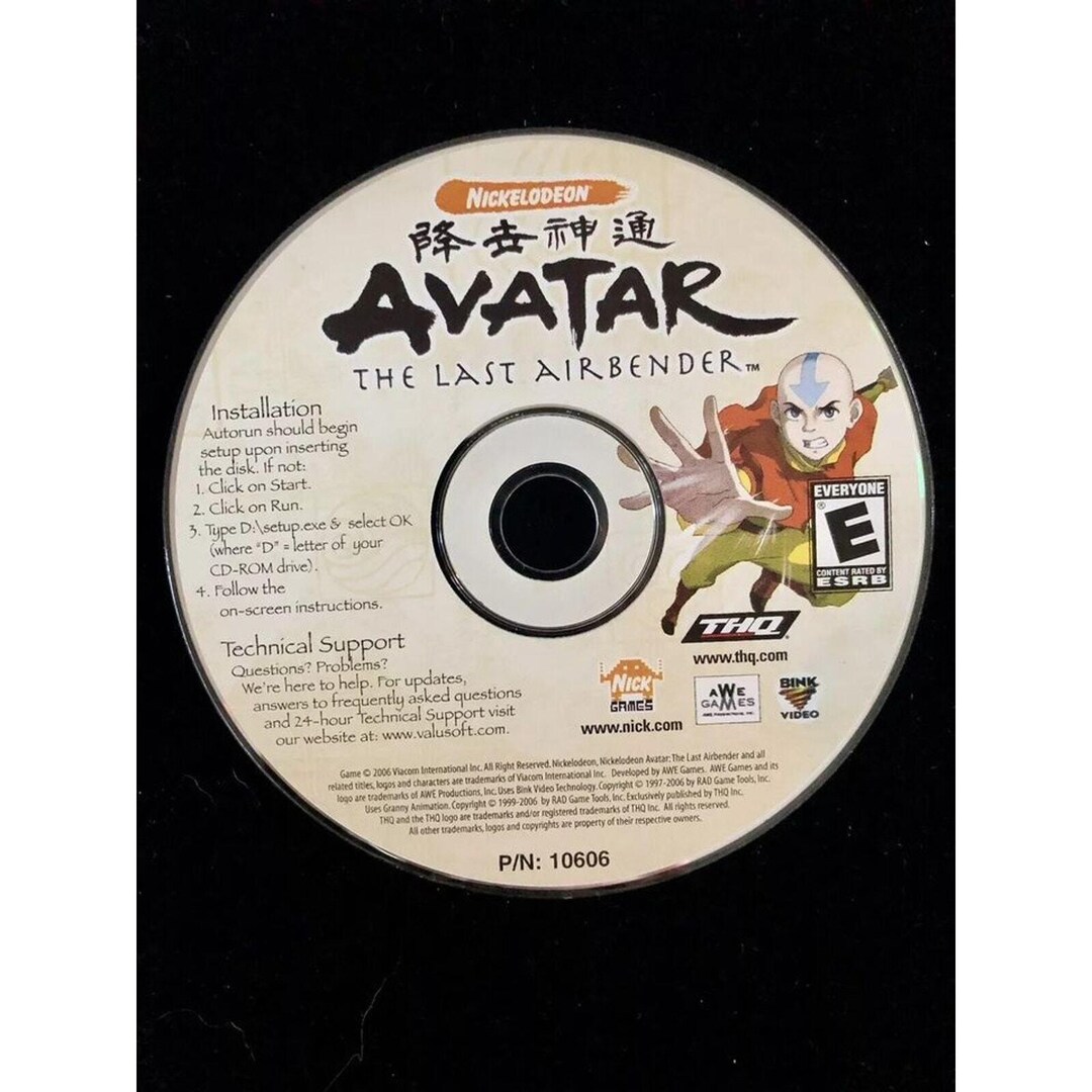 Avatar the Last Airbender Microsoft Windows PC CD - Etsy