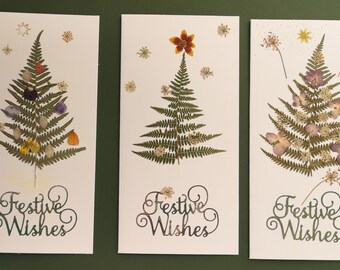 Christmas Card Flowers - Etsy