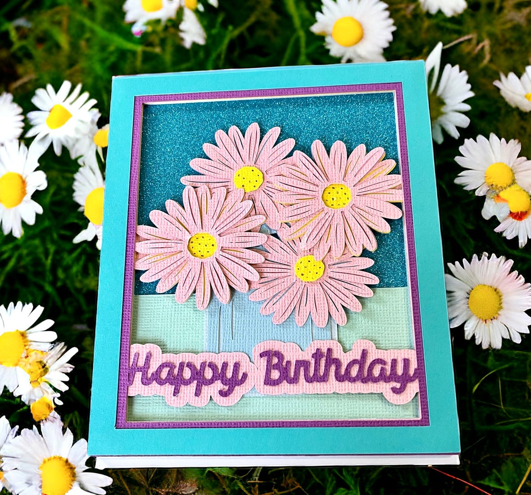 Happy Birthday Daisies - Etsy