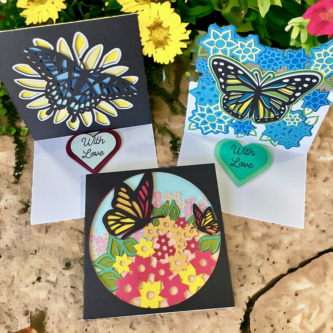 Beautiful Butterfly Gifting Cards - Etsy