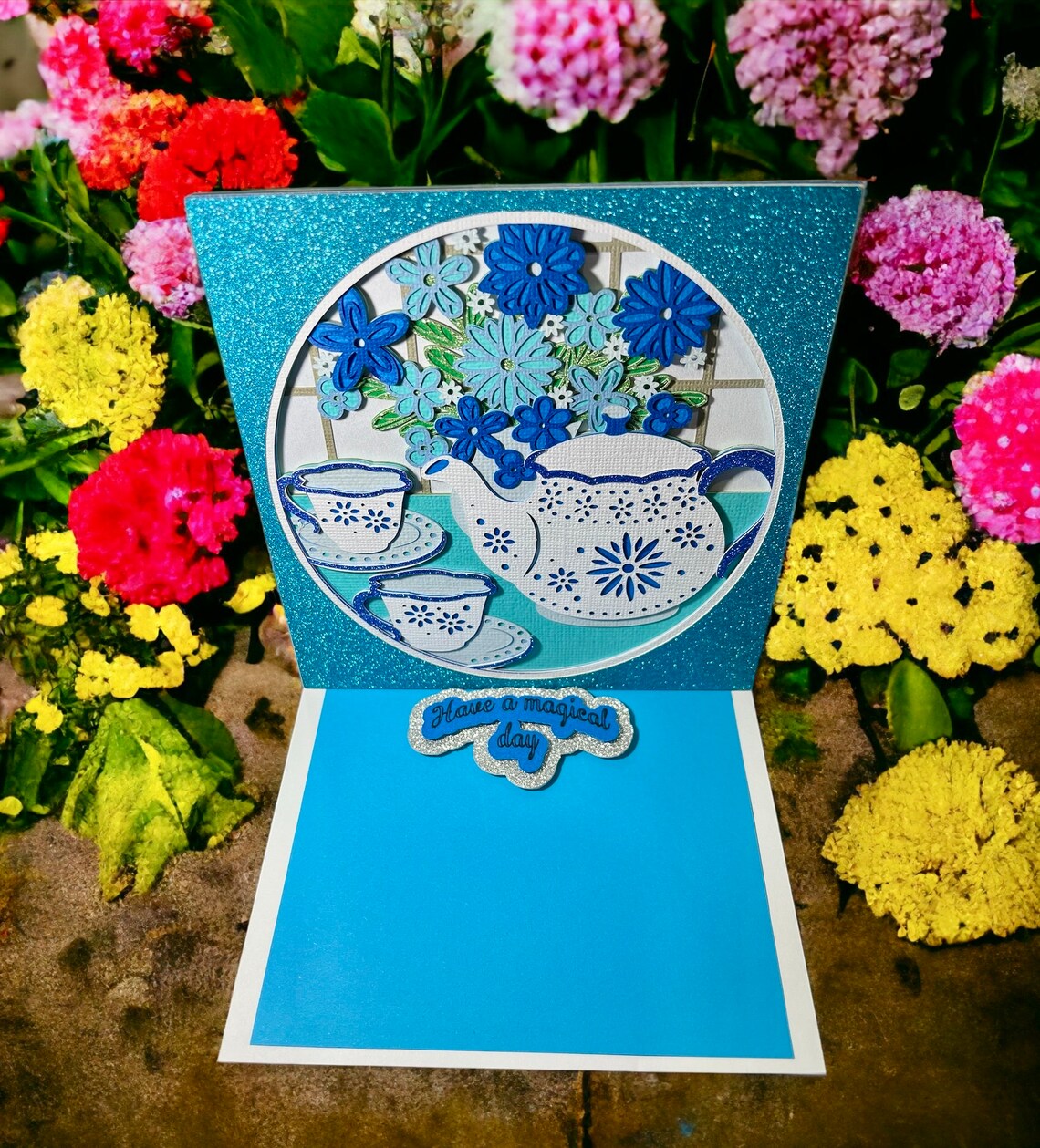 Tea Party Card. - Etsy