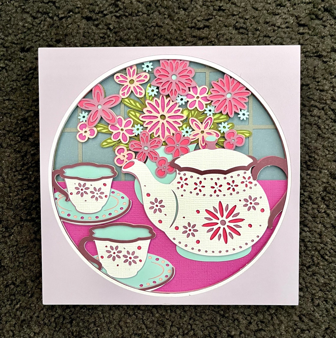 Tea Party Card. - Etsy