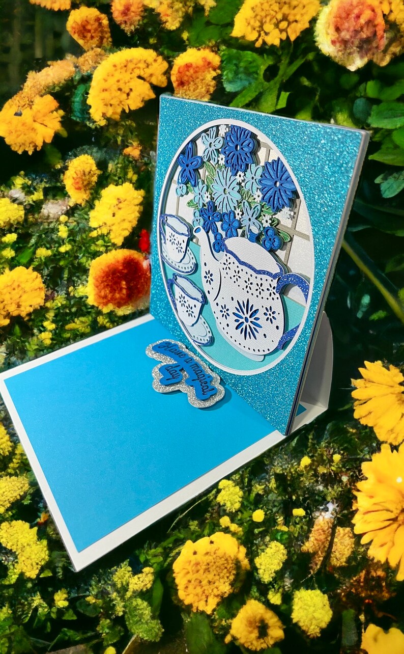 Tea Party Card. - Etsy