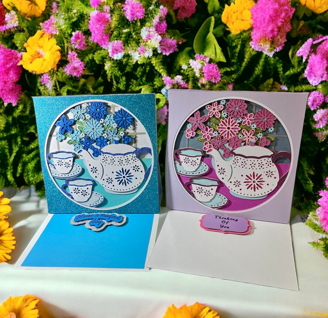 Tea Party Card. - Etsy