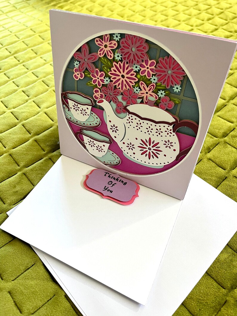 Tea Party Card. - Etsy