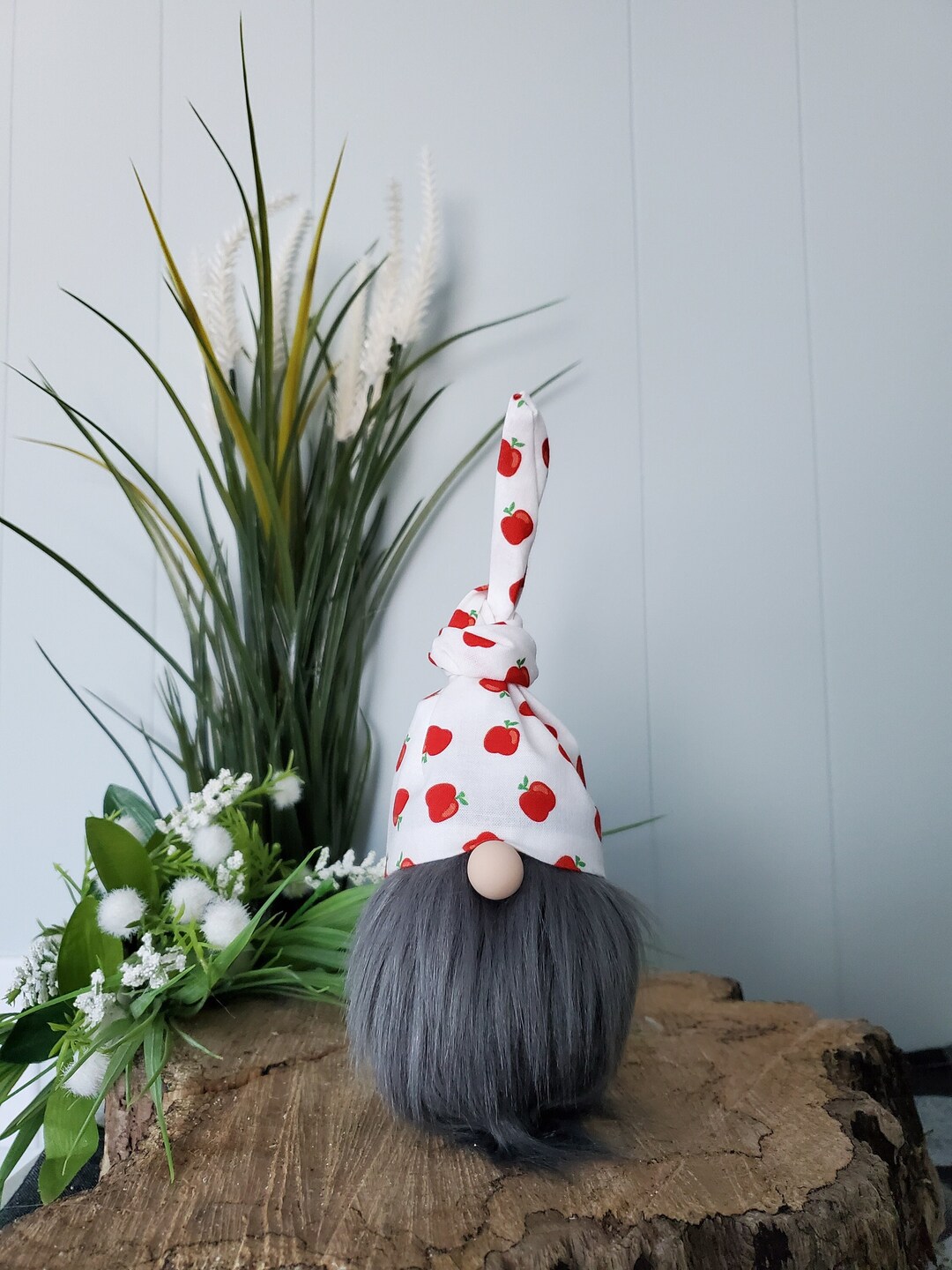 Apple Gnome, Apple Decor,spring Gnome, Farmhouse Gnome, Apple Print ...