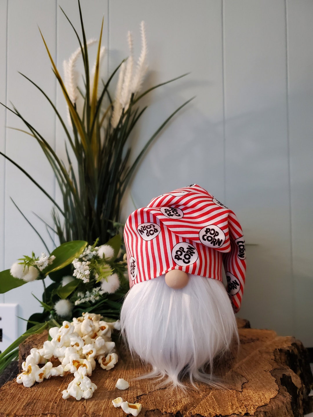 Popcorn Gnome, Movie Night Tier Tray, Popcorn Theme, Fall Gnome, Summer ...