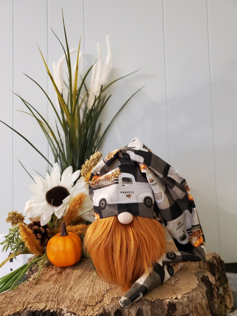 Harvest Truck Gnome Pumpkin Gnome Fall Gnome Harvest Truck - Etsy
