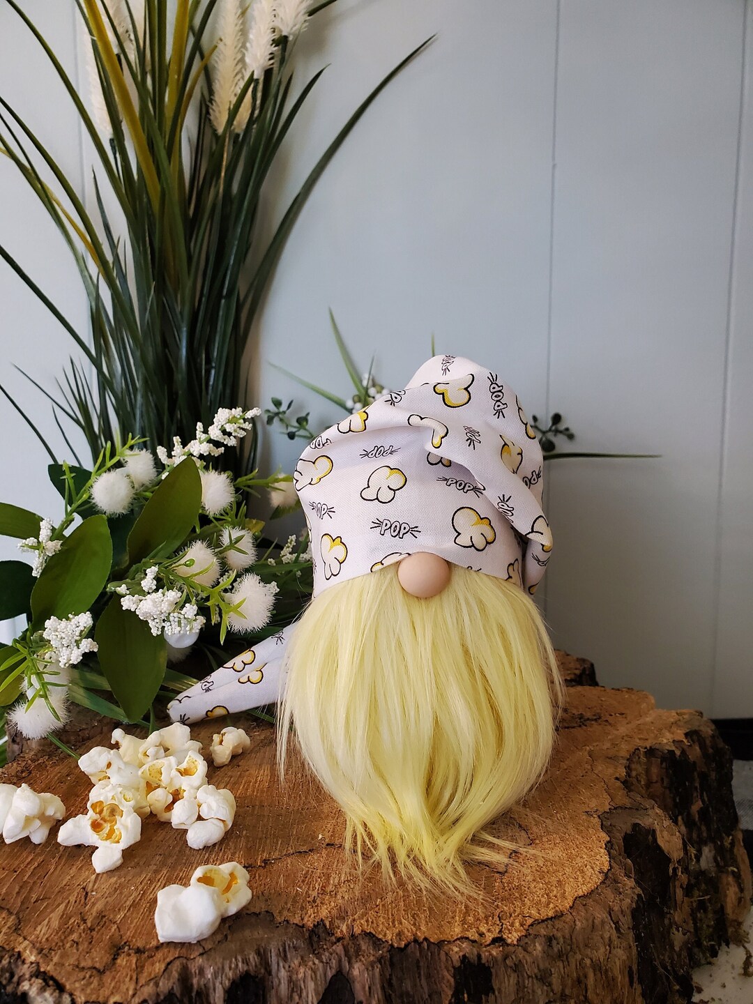 Popcorn Gnome, Movie Night Tiered Tray Decor - Etsy