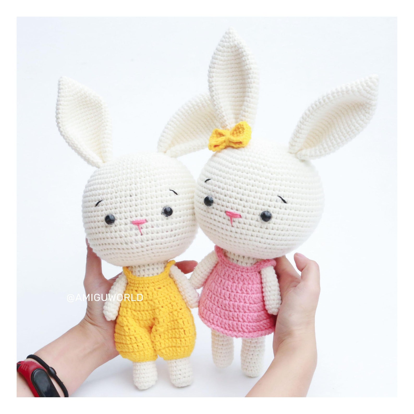 Rabbit in Overalls Crochet PATTERN Amigurumi Amigurumi | Etsy