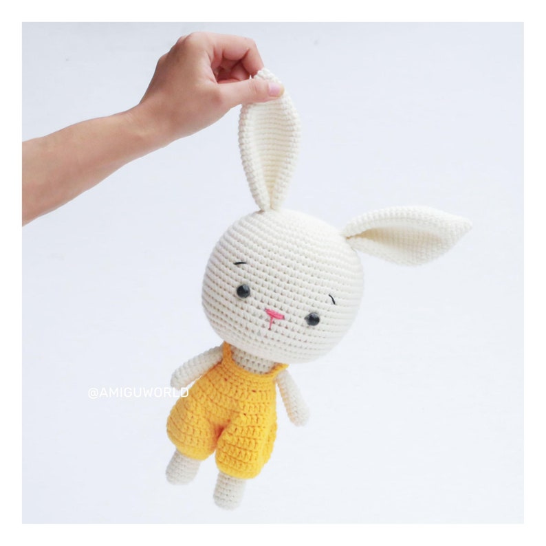 Rabbit in Overalls Crochet PATTERN Amigurumi Amigurumi | Etsy