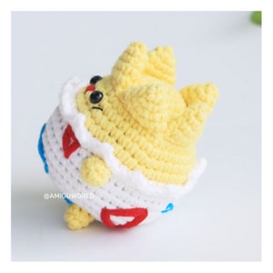Togepi Amigurumi Pattern | Pokee.mon Amigurumi Pattern | Digital ...