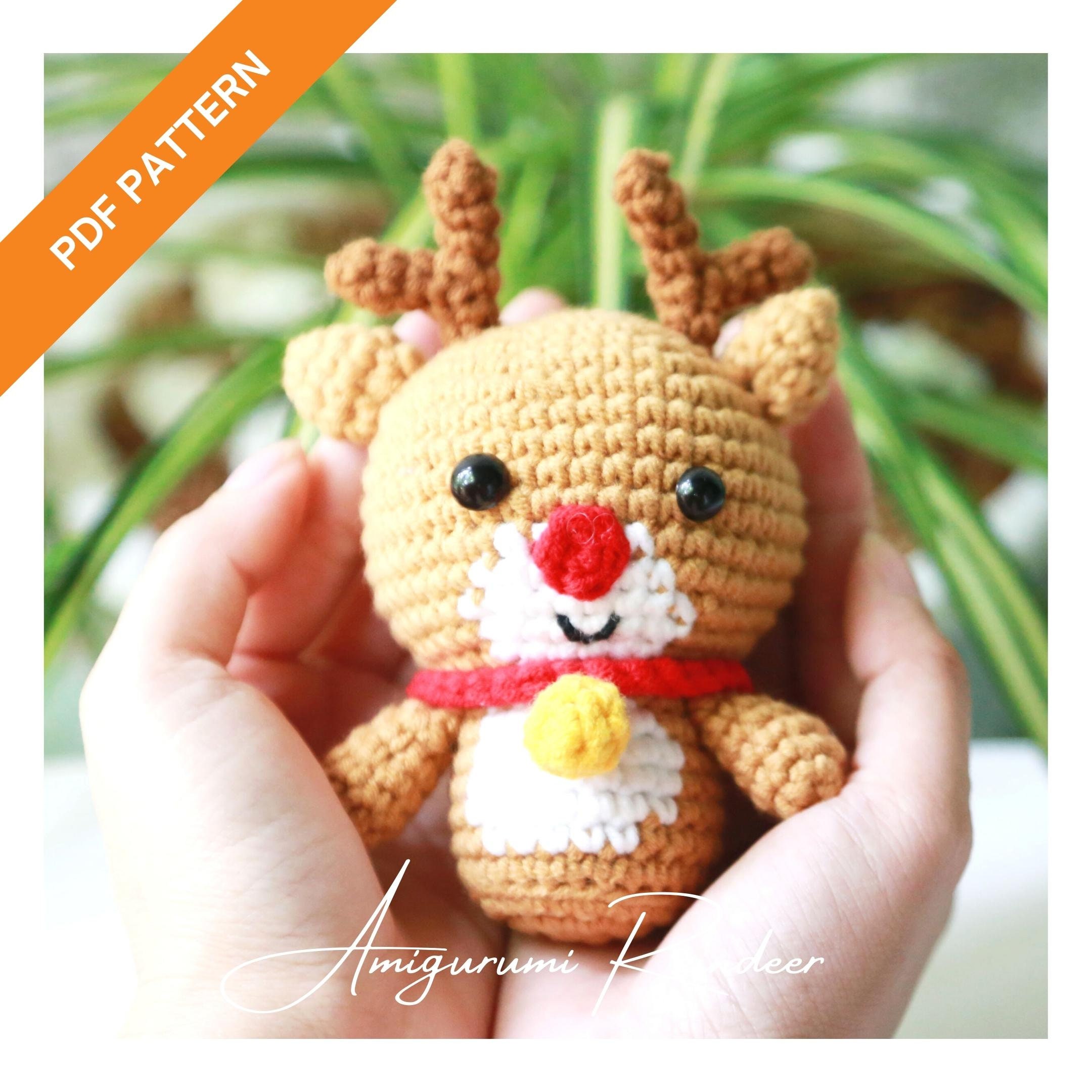 Reindeer Crochet PATTERN Amigurumi | Christmas Gift | Amigurumi ...
