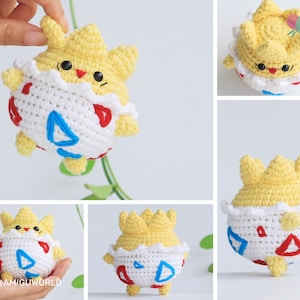 Togepi Amigurumi Pattern | Pokee.mon Amigurumi Pattern | Digital ...