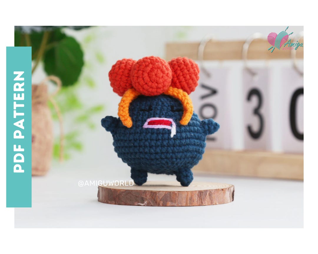 Gloom Amigurumi Pattern | Pokee.mon Amigurumi Pattern | Digital ...