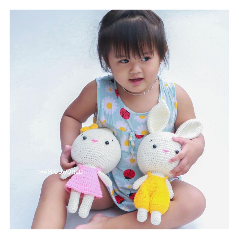 Rabbit in Overalls Crochet PATTERN Amigurumi Amigurumi - Etsy