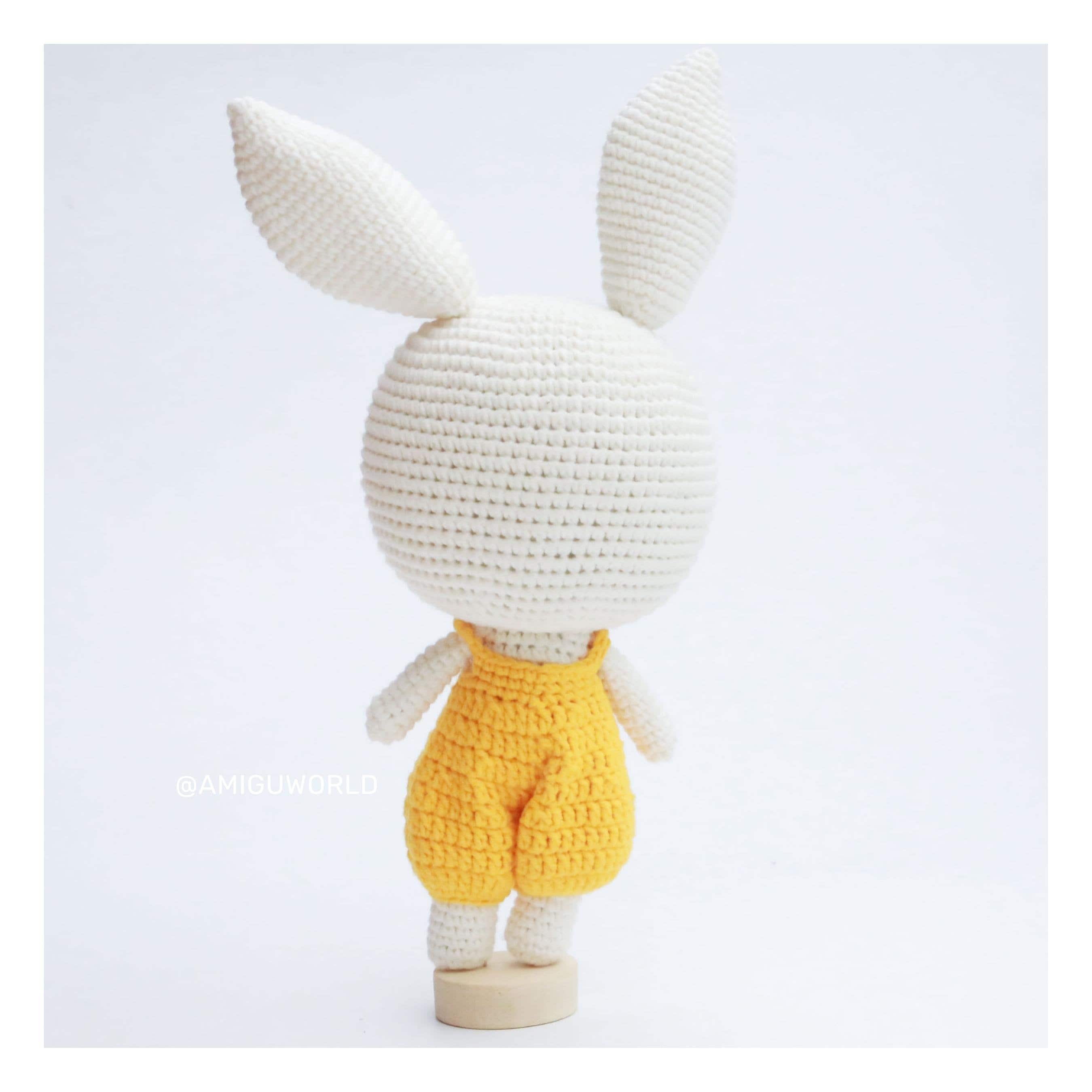 Rabbit in Overalls Crochet PATTERN Amigurumi Amigurumi | Etsy