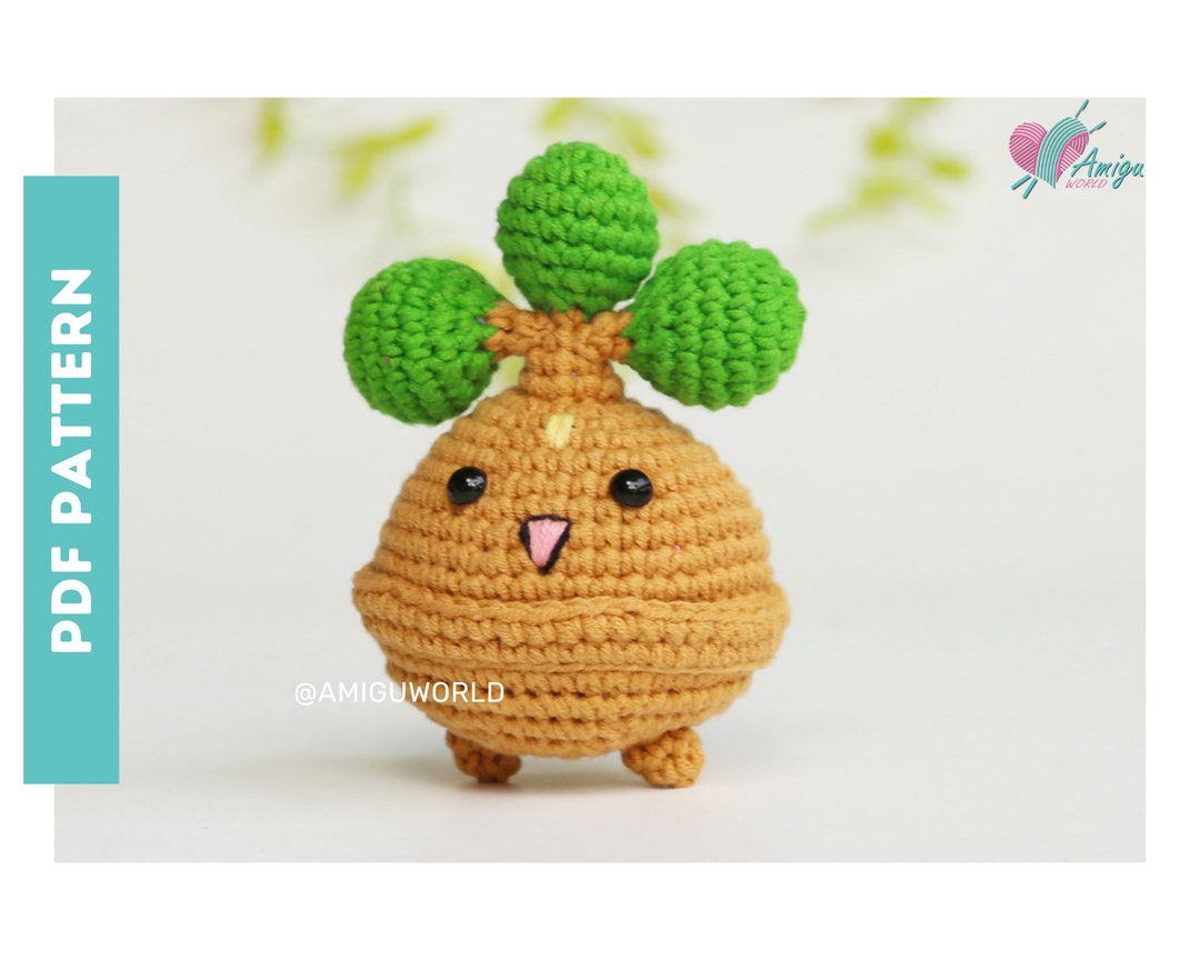 Bonsly Amigurumi Pattern | Pokee.mon Amigurumi Pattern | Digital ...