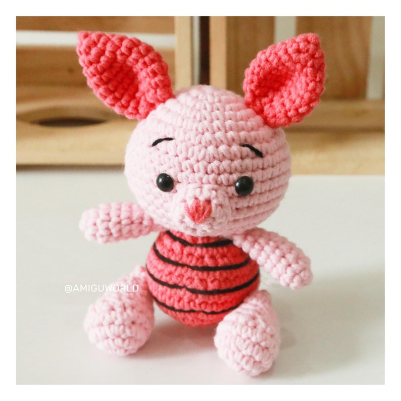 Pig Crochet PATTERN Amigurumi Amigurumi Tutorial PDF in - Etsy
