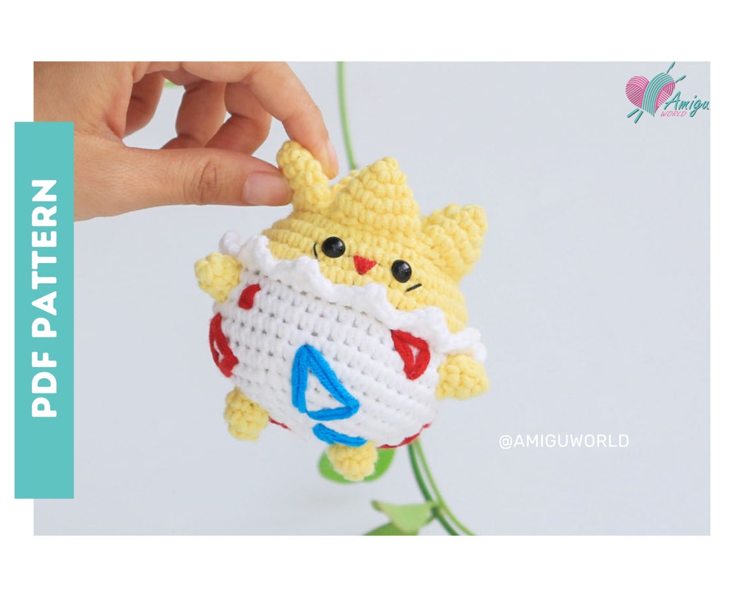 Togepi Amigurumi Pattern | Pokee.mon Amigurumi Pattern | Digital ...