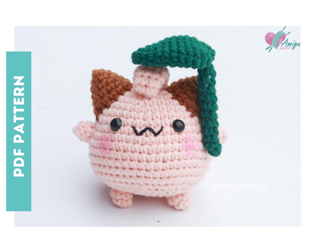 Cleffa Crochet PATTERN Amigurumi Amigurumi Tutorial PDF in - Etsy