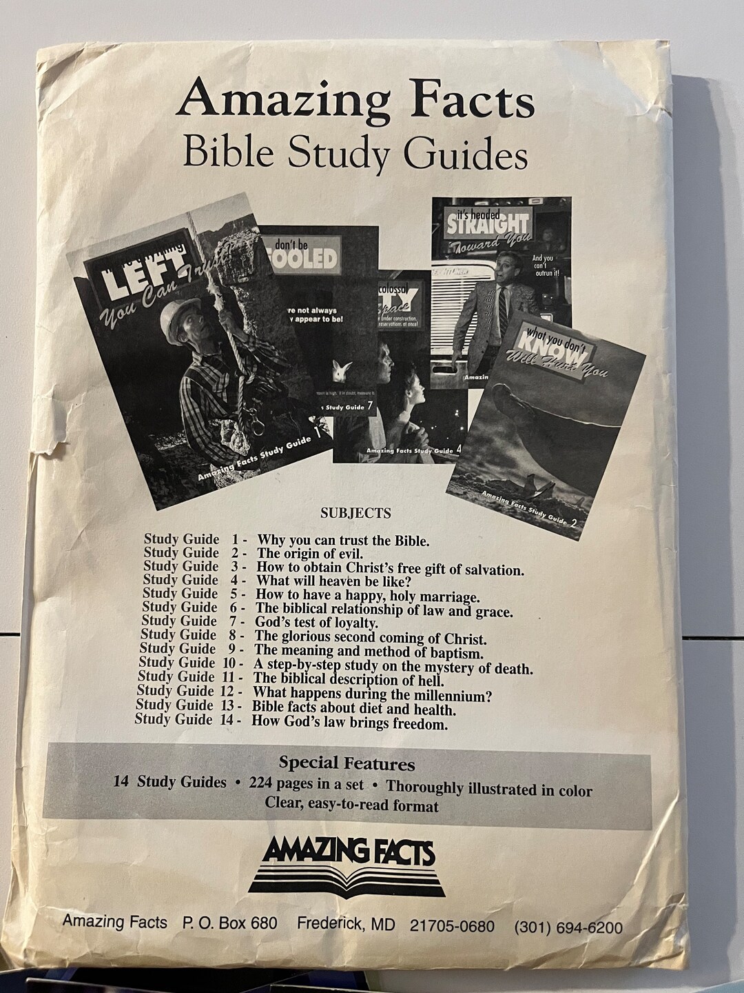 Amazing Facts Study Guides Complete Set
