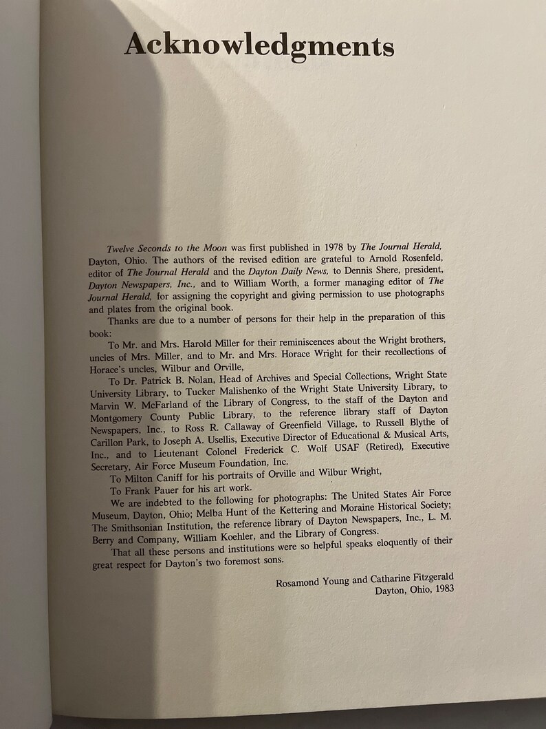 Vintage Book twelve Seconds to the Moon by Rosamond Young and Catherine ...