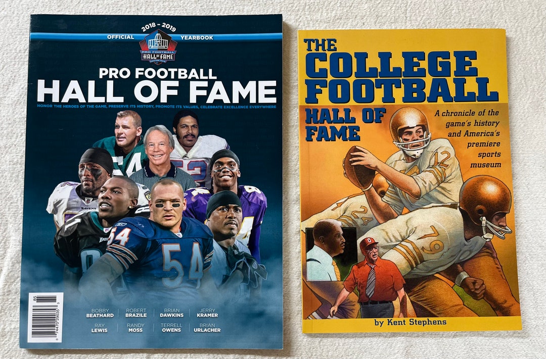 Lot of 2 Magazines 2018-2019 Pro Football Hall of Fame Official ...