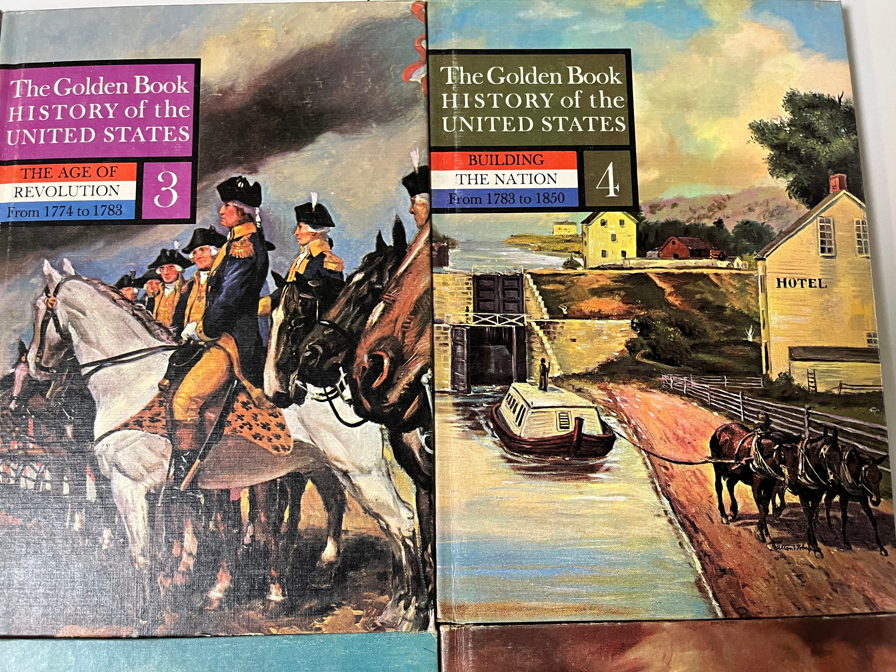 Complete Set Vintage History Books the Golden Book History of the ...