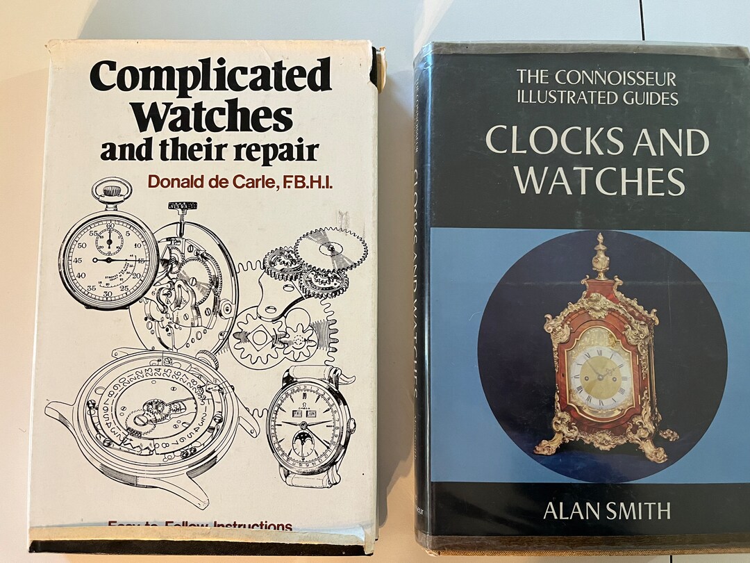 Vintage Book Lot of 2 on Watches complicated Watches and Their Repair ...