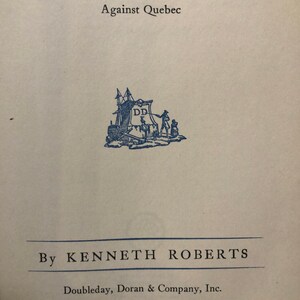Vintage Book arundel Kenneth Roberts America's - Etsy