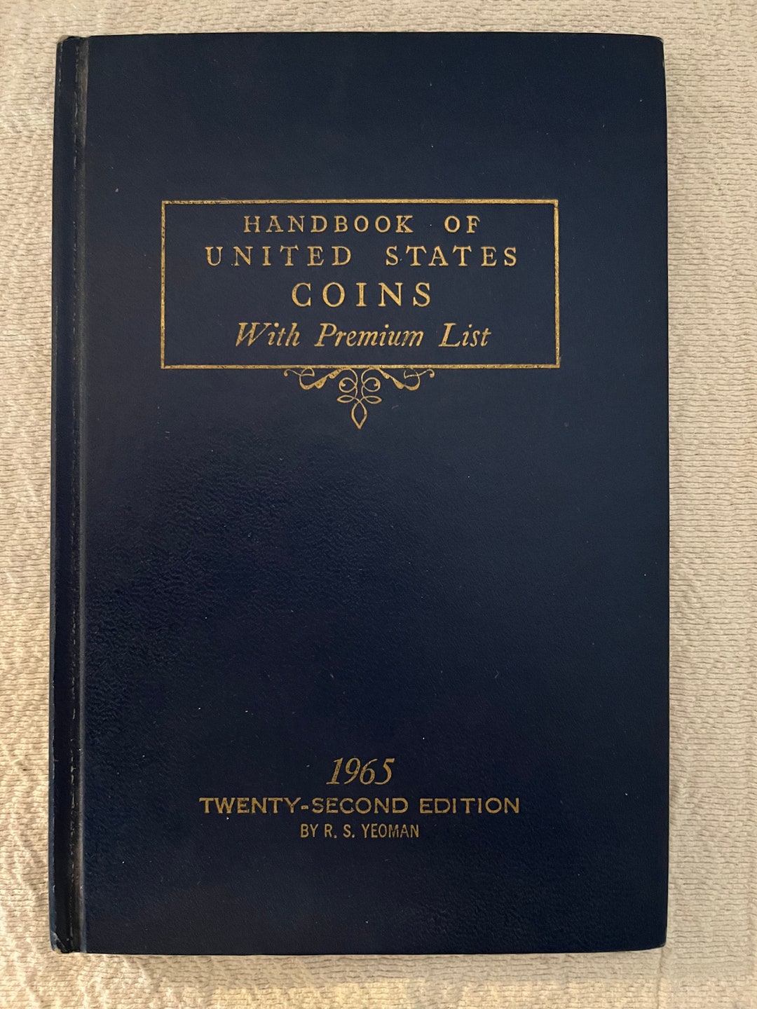 Vintage Coin Book 1965 handbook of United States Coins With Premium ...