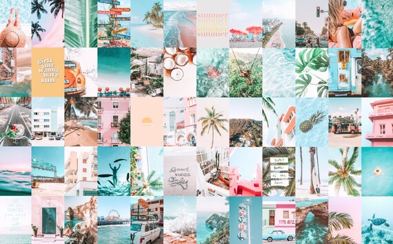 Beach Photo Collage Kit 80PCS PHYSICAL PRINTS - Etsy