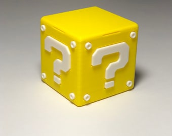 Mario question box | Etsy
