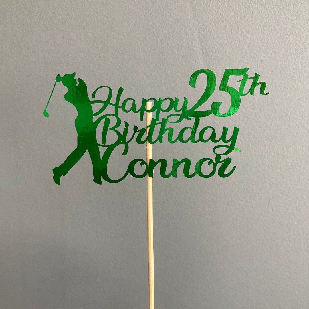 Golf Themed Cake Topper / Golf Party Accessories - Etsy