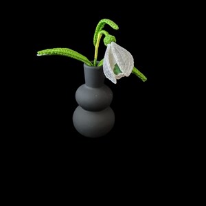 Easy Crochet Snowdrop Flower Pattern PDF | DIY Crochet Floral Decor ...