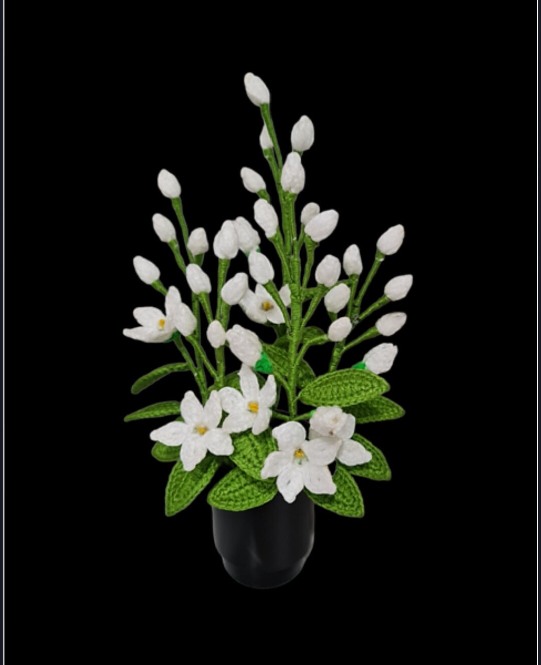 Easy Crochet Jasmine Flower Pattern PDF | DIY Crochet Floral Decor With ...