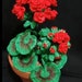 Easy Crochet Red Geranium Flower Pattern | DIY Floral Decor (PDF ...