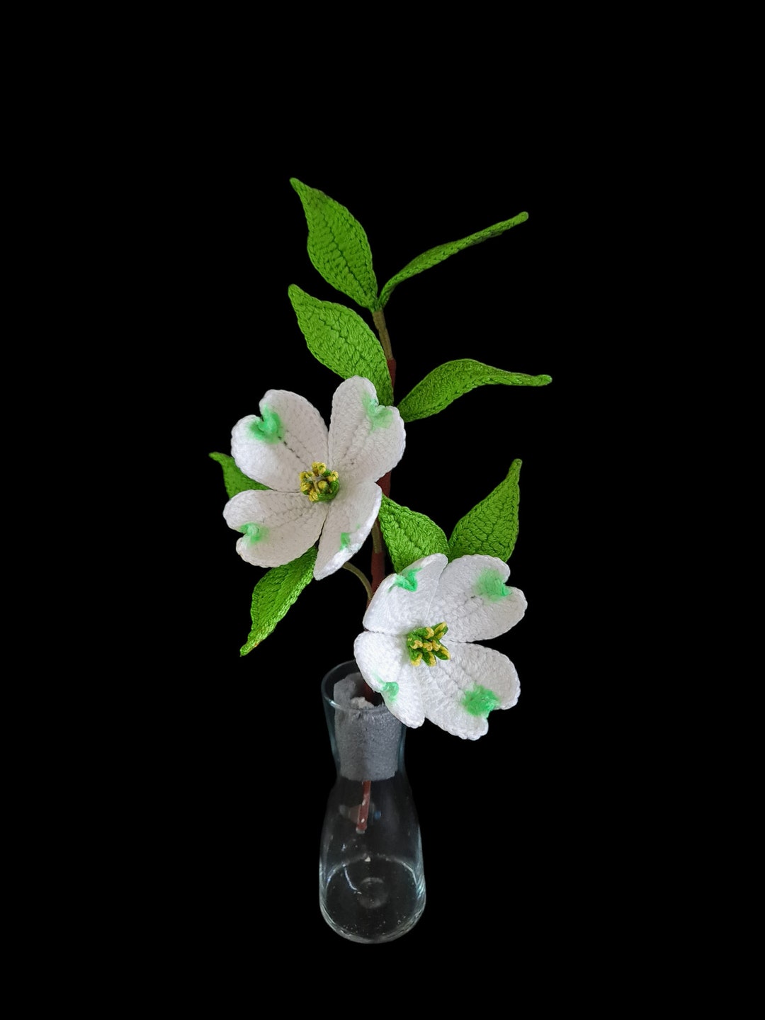 Easy Crochet Dogwood Flower Pattern PDF | DIY Crochet Floral Decor With ...